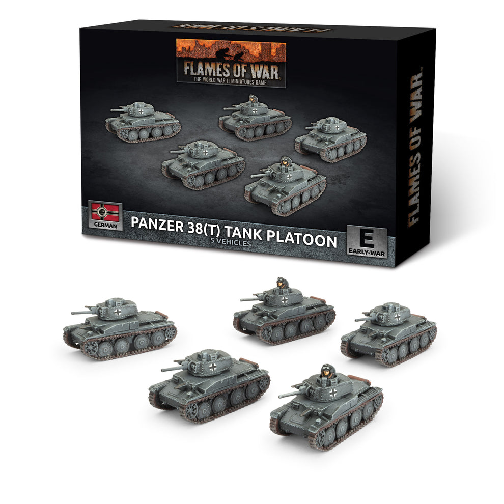 Preorder - Panzer 38(t) Platoon (x5 Plastic) (EW) – S-Games