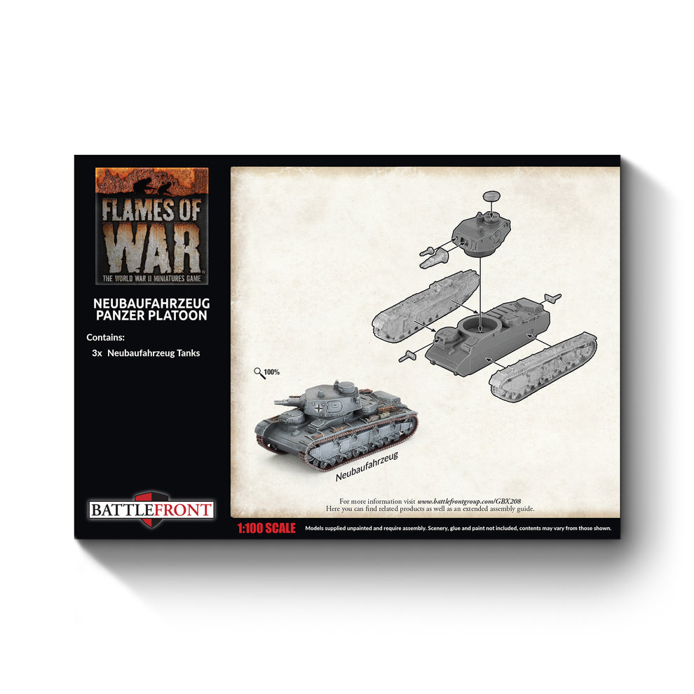 Preorder - Neubaufahrzeug Panzer Platoon (x3) – S-Games